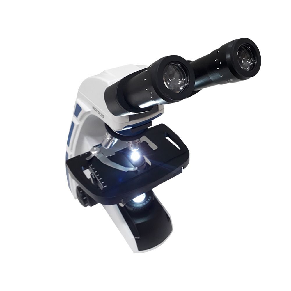 Microscópio Binocular Plan Blue 1000X Ótica Infinita BLUE1000-B-I-L-BI ...