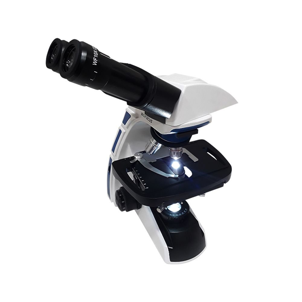 Microscópio Binocular Plan Blue 1000X Ótica Infinita BLUE1000-B-I-L-BI ...